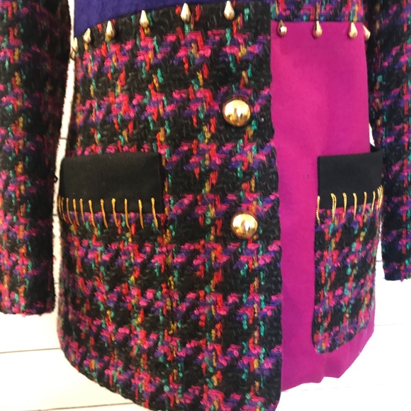 Jessica Lauren | Jackets & Coats | 8s Jessica Lauren Statement Tweed ...